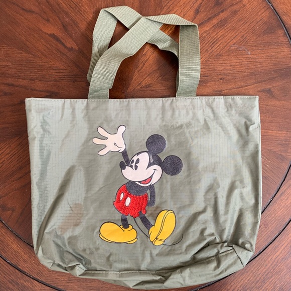Disney | Bags | Mickey Mouse Tote Bag Heavy Parachute Fabric | Poshmark